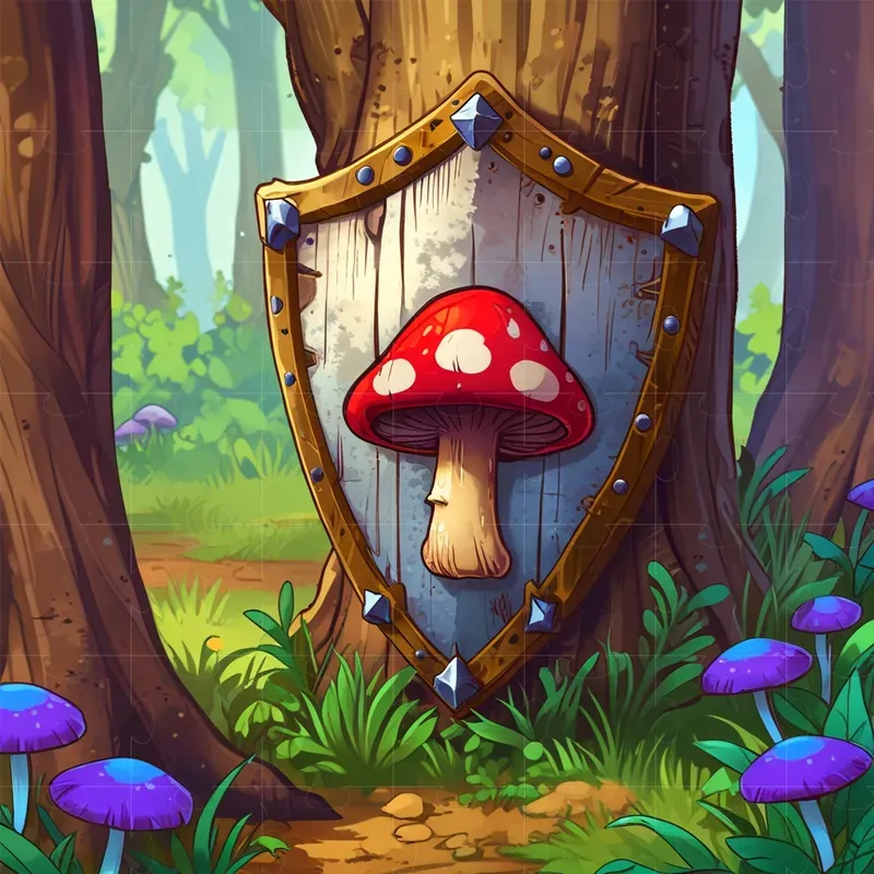 Mystical Forest Shields Leonardo Ai Prompt | PromptBase