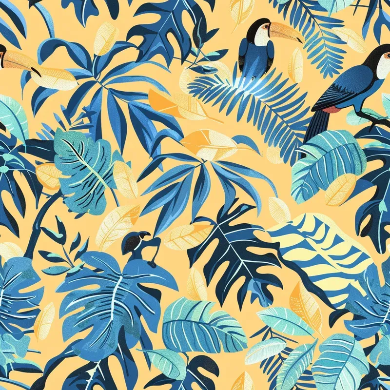 Seamless Jungle Patterns Midjourney Prompt | PromptBase
