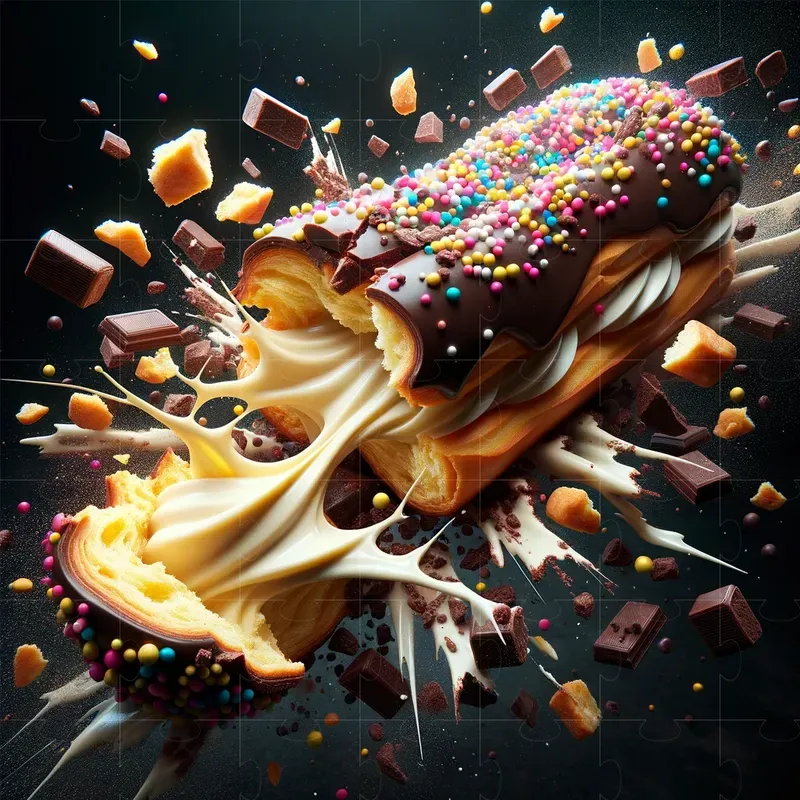 Incredible Exploding Food DALL·E Prompt | PromptBase