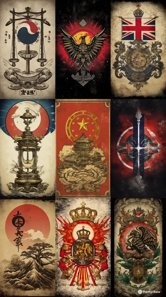 Old Country Logos Midjourney Prompt | PromptBase