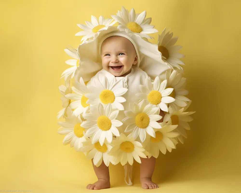 Babies In The Style Of Anne Geddes Midjourney Prompt | PromptBase