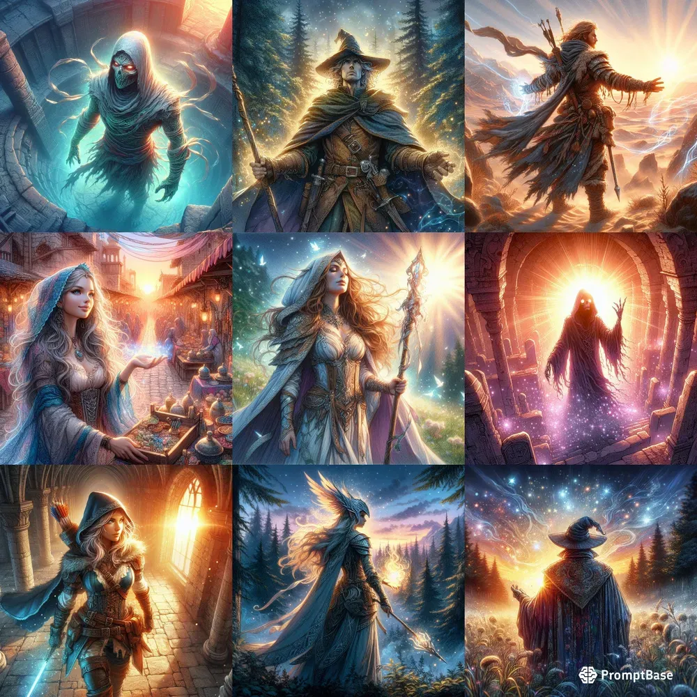 Enchanted Characters DALL·E Prompt | PromptBase