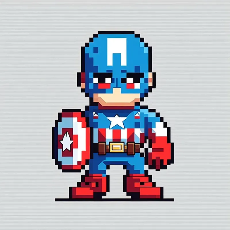 Pixel Art Retro Vintage 8 Bits Midjourney Prompt | PromptBase