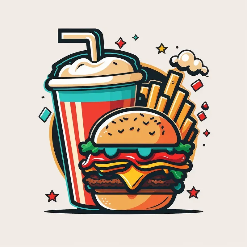Modern Cartoon Icon Logos In HD Midjourney Prompt | PromptBase