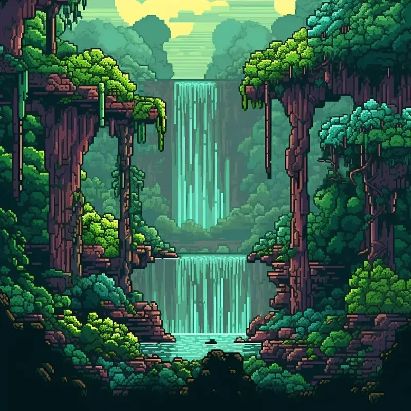 8 Bit Retro Game Graphics Midjourney Prompt | PromptBase