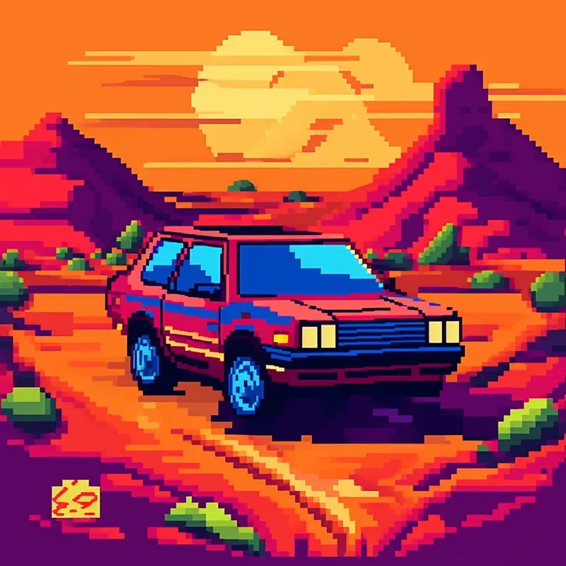 8 Bit Retro Game Graphics Midjourney Prompt | PromptBase