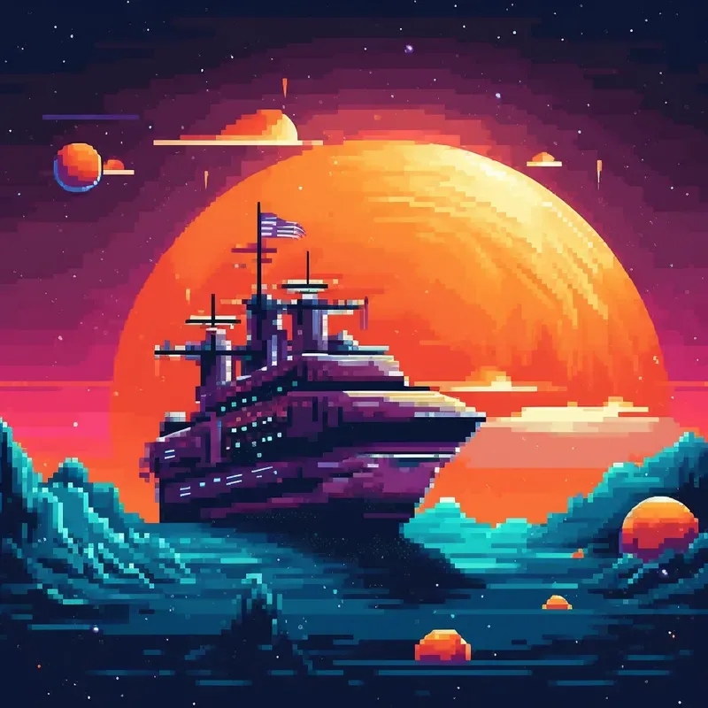 8 Bit Retro Game Graphics Midjourney Prompt | PromptBase