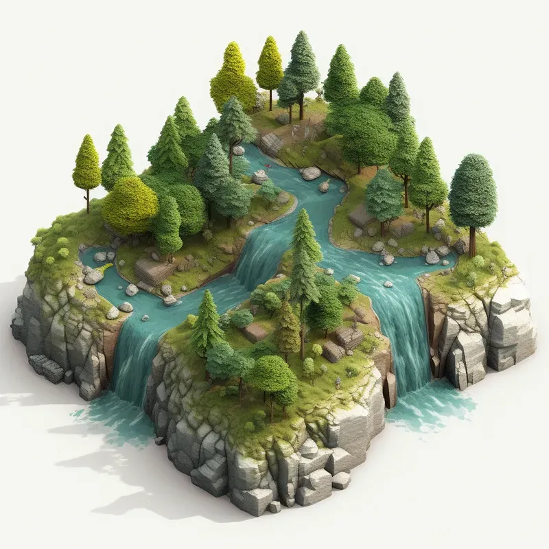 3D Isometric Buildings In HD Midjourney Prompt | PromptBase