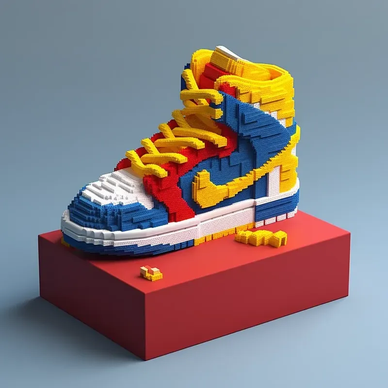 Isometric Figures Made Of Lego Midjourney Prompt | PromptBase