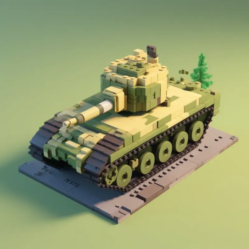 Isometric Figures Made Of Lego Midjourney Prompt | PromptBase