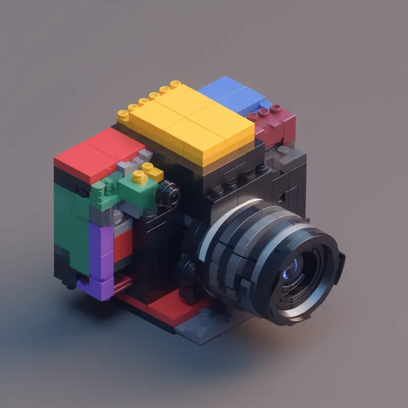 Isometric Figures Made Of Lego Midjourney Prompt | PromptBase