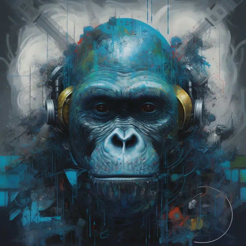 Robotic Post Modern Portraits Midjourney Prompt | PromptBase