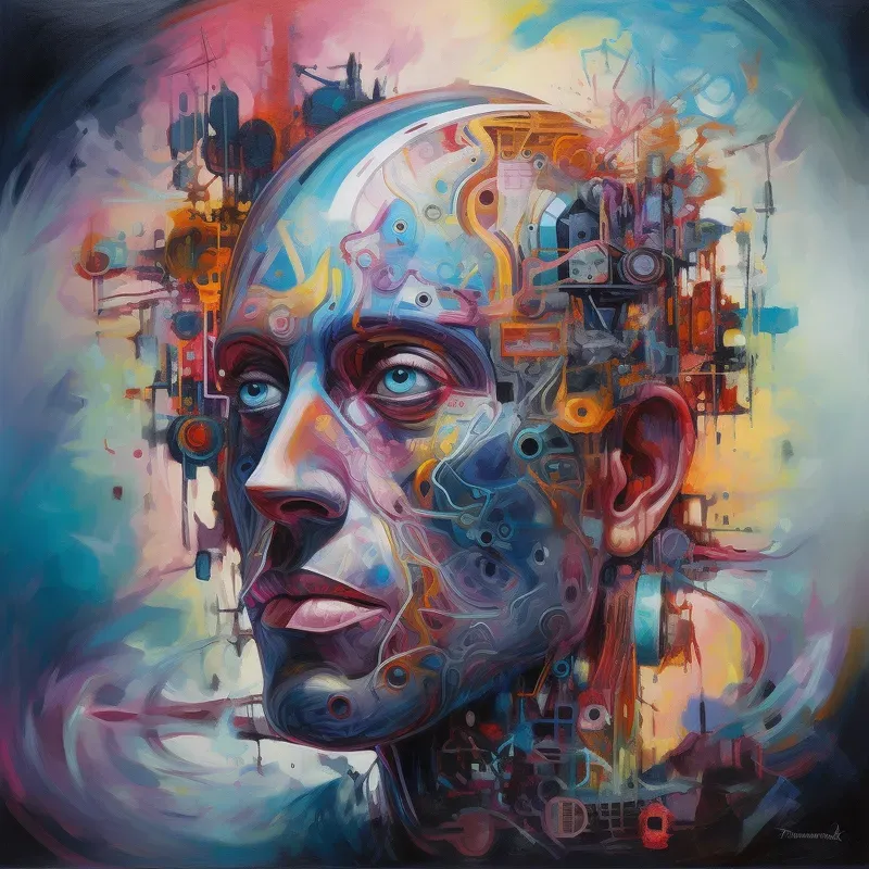 Robotic Post Modern Portraits Midjourney Prompt | PromptBase