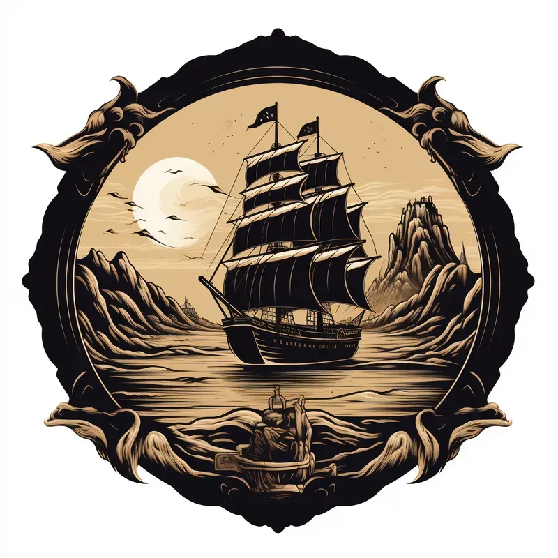 Vintage Sticker Logos Midjourney Prompt | PromptBase