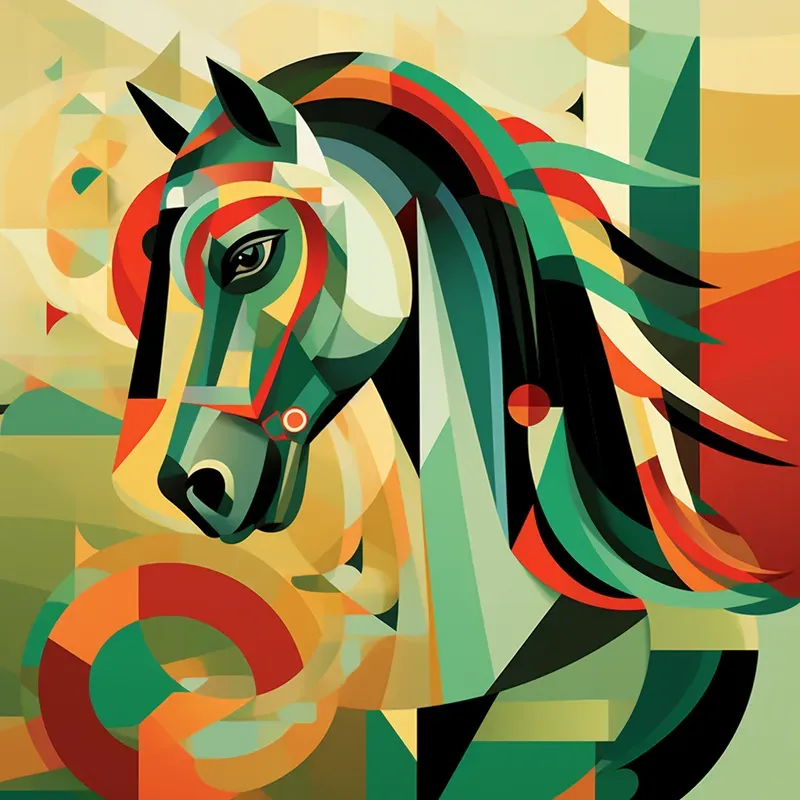 Cubist Futurist Portraits Abstract Backgrounds Midjourney Prompt ...