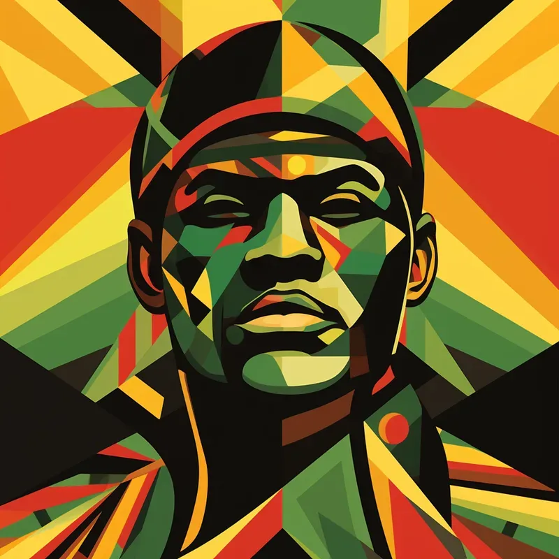 Cubist Futurist Portraits Abstract Backgrounds Midjourney Prompt ...