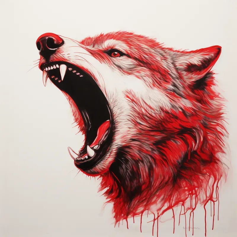 Drawing Horror Monumental Ink Paintings Midjourney Prompt | PromptBase