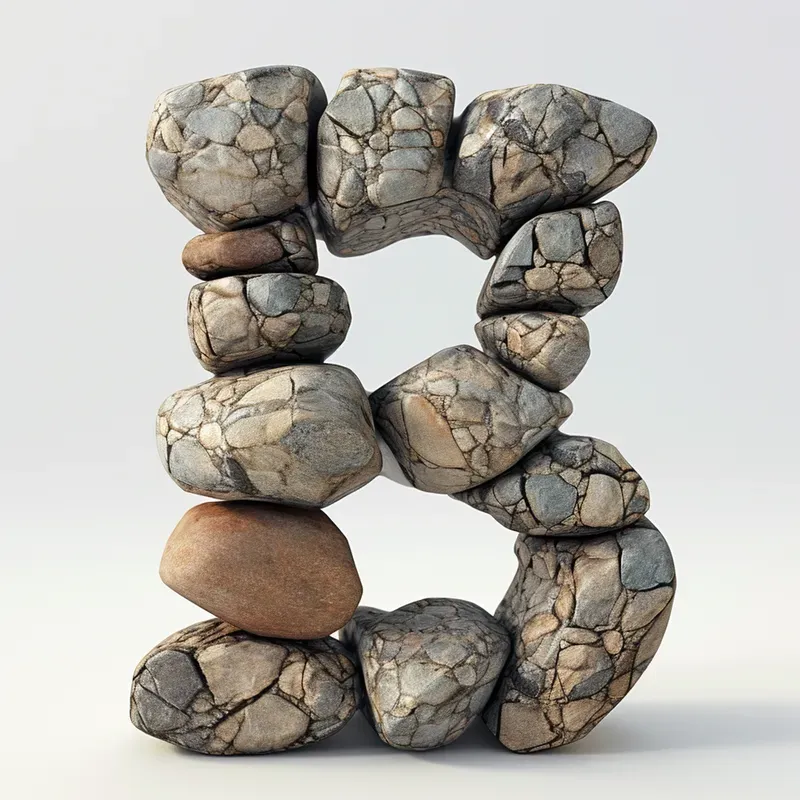 Alphabet Text Stone Letters And Numbers Midjourney Prompt | PromptBase