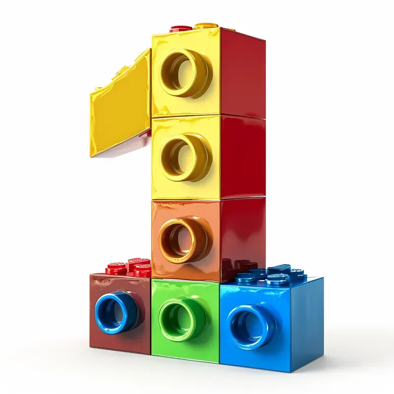 Alphabet Text Lego Bricks Letters Numbers Midjourney Prompt | PromptBase