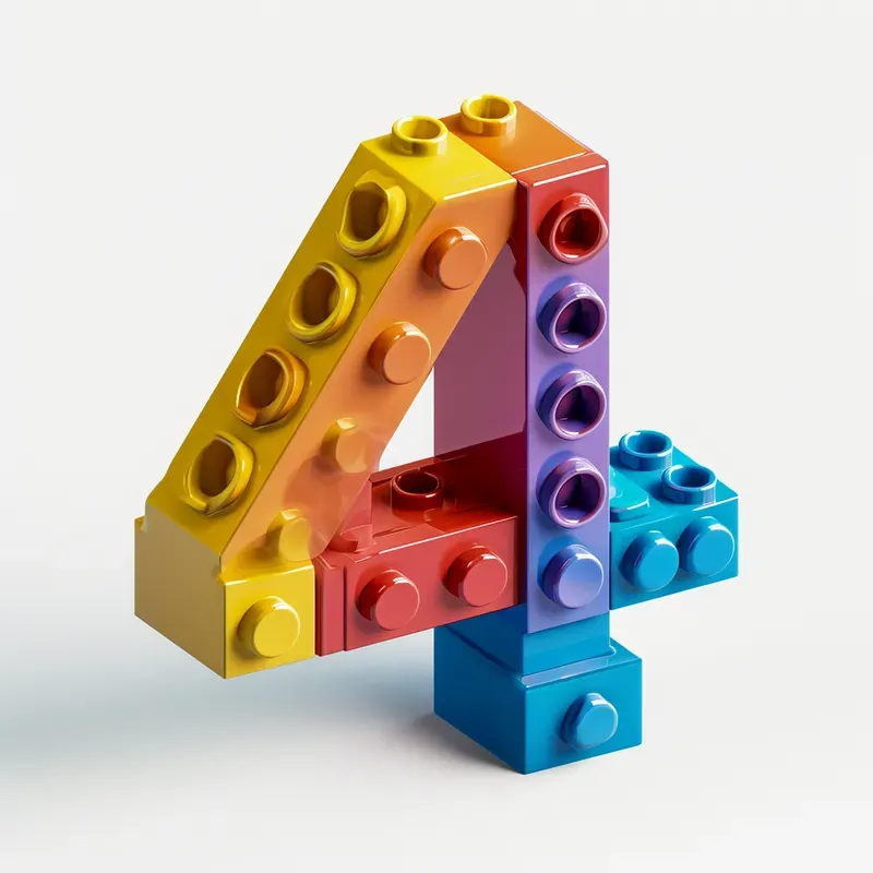 Alphabet Text Lego Bricks Letters Numbers Midjourney Prompt | PromptBase