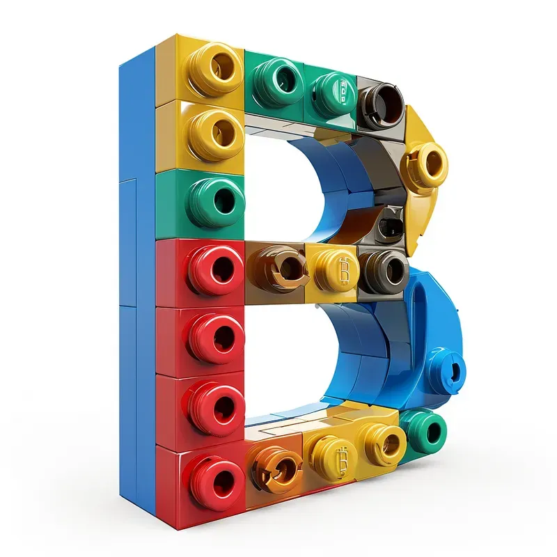 Alphabet Text Lego Bricks Letters Numbers Midjourney Prompt | PromptBase