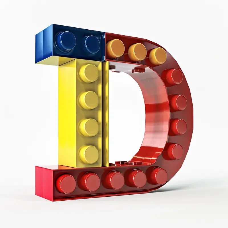 Alphabet Text Lego Bricks Letters Numbers Midjourney Prompt | PromptBase