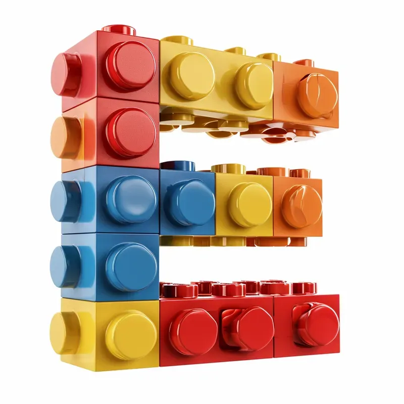Alphabet Text Lego Bricks Letters Numbers Midjourney Prompt | PromptBase