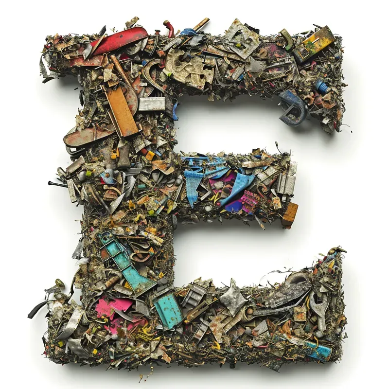 Alphabet Text Garbage Letters Numbers Midjourney Prompt | PromptBase