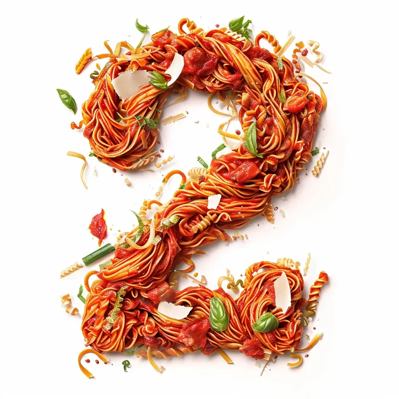 Alphabet Text Pasta Letters And Numbers Midjourney Prompt | PromptBase