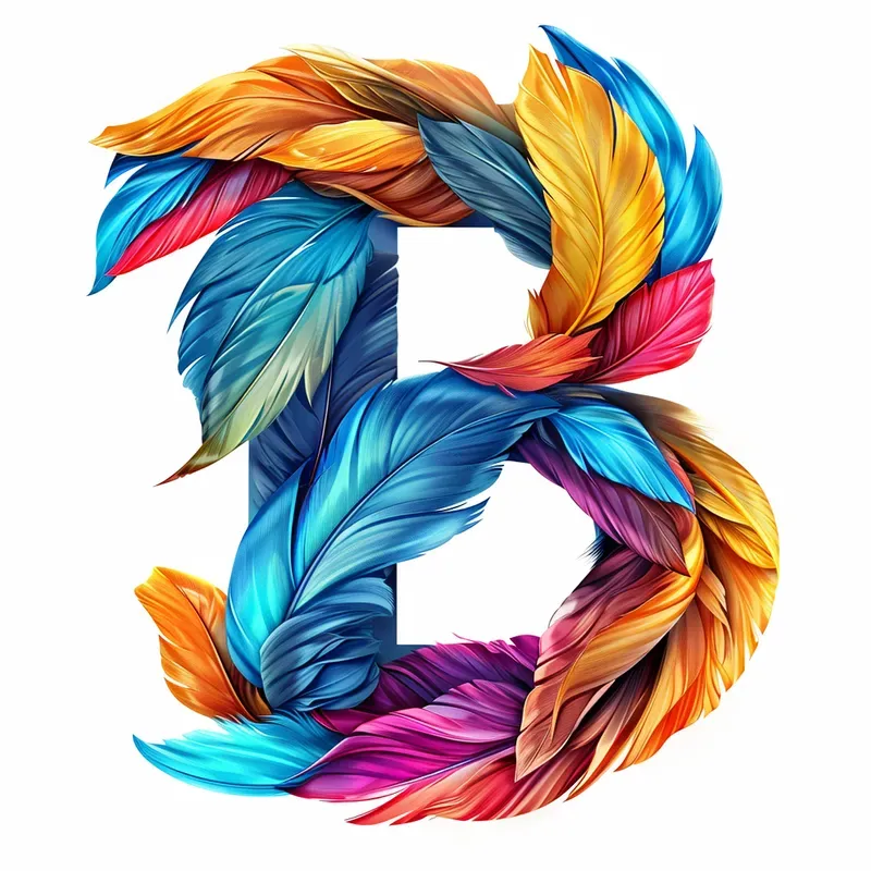 Alphabet Text Feather Letters And Numbers Midjourney Prompt | PromptBase