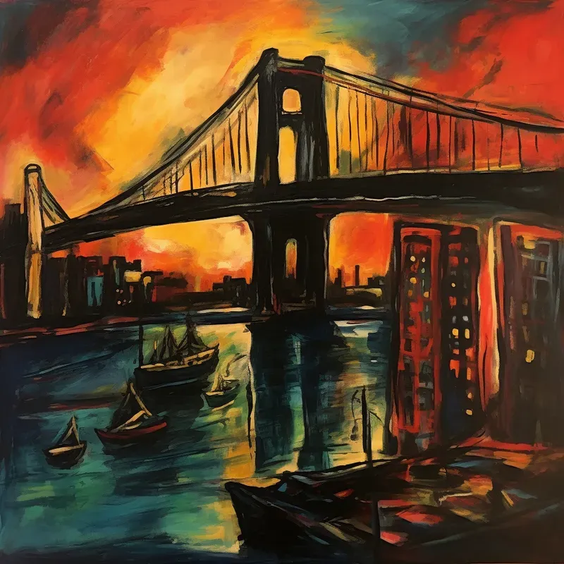 Paintings In Style Symbolism Expressionism Midjourney Prompt | PromptBase