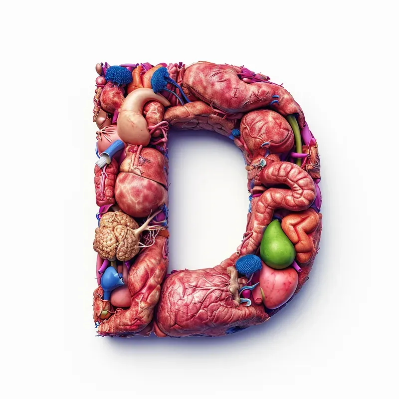 Alphabet Human Organs Letters Numbers Midjourney Prompt | PromptBase