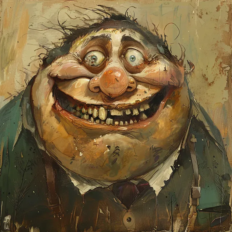 Absurd Cartoon Portraits Midjourney Prompt | PromptBase