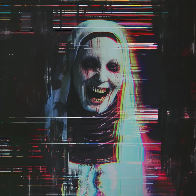 Glitch Horror Images Midjourney Prompt | PromptBase