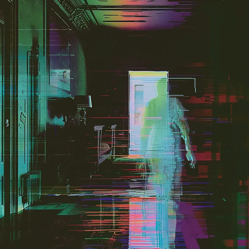 Glitch Horror Images Midjourney Prompt | PromptBase