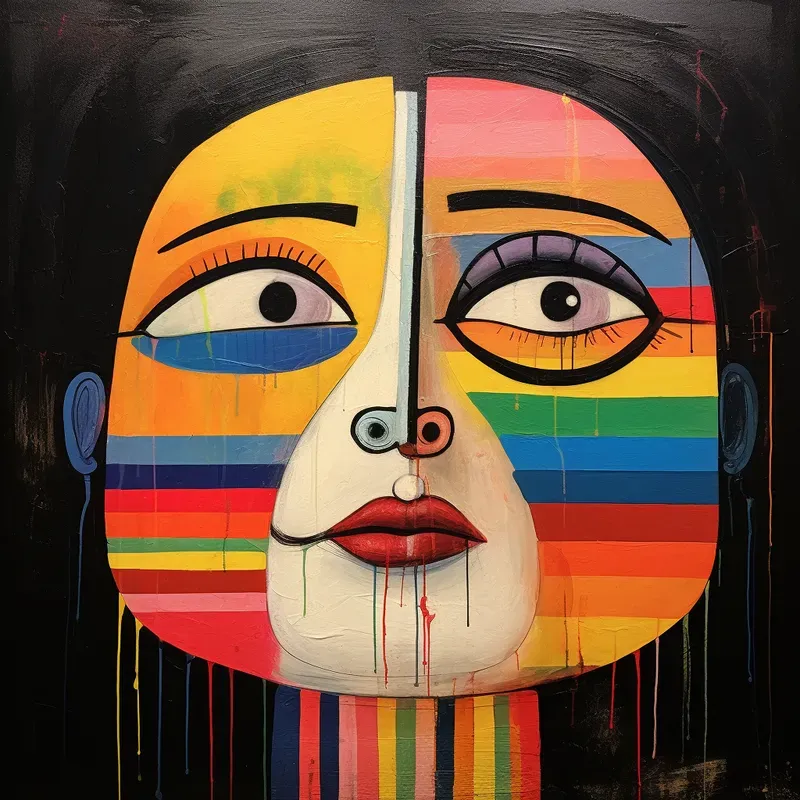 Graffiti Avatar Characters Midjourney Prompt | PromptBase