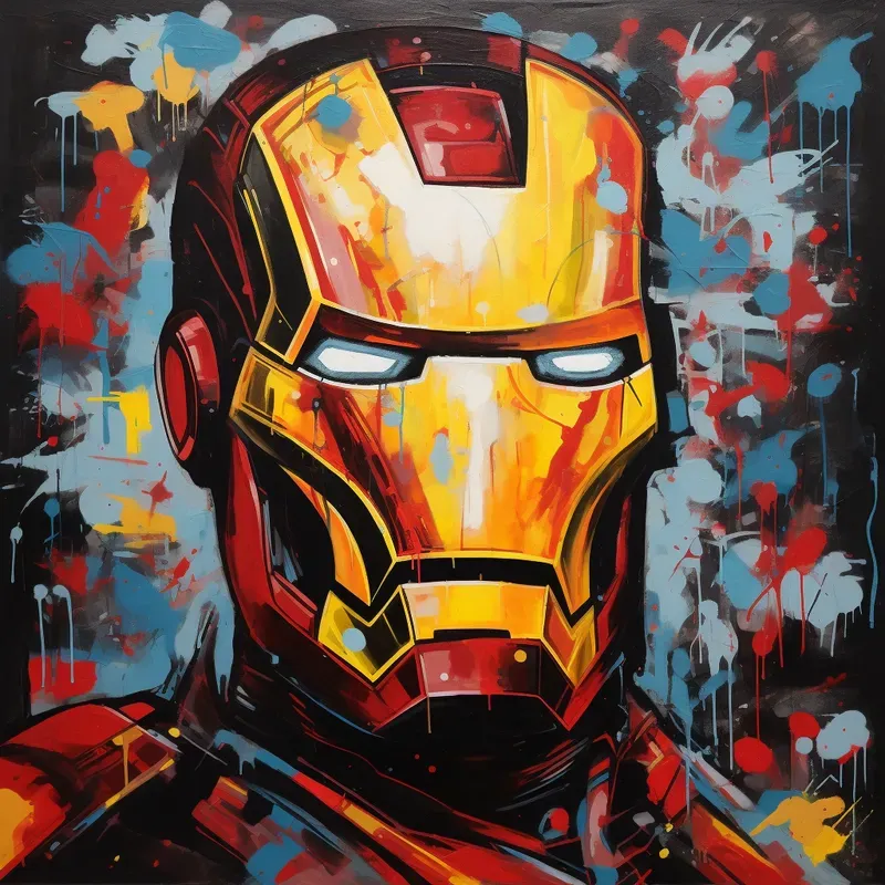 Graffiti Of Marvel Characters Midjourney Prompt | PromptBase