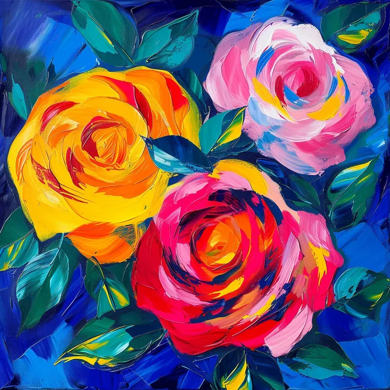 Abstract Paintings By Kandinsky And Matis Midjourney Prompt | PromptBase