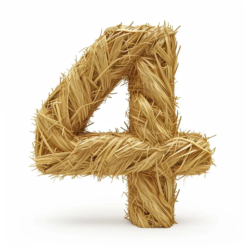 Alphabet Letters And Numbers In Hay Midjourney Prompt | PromptBase