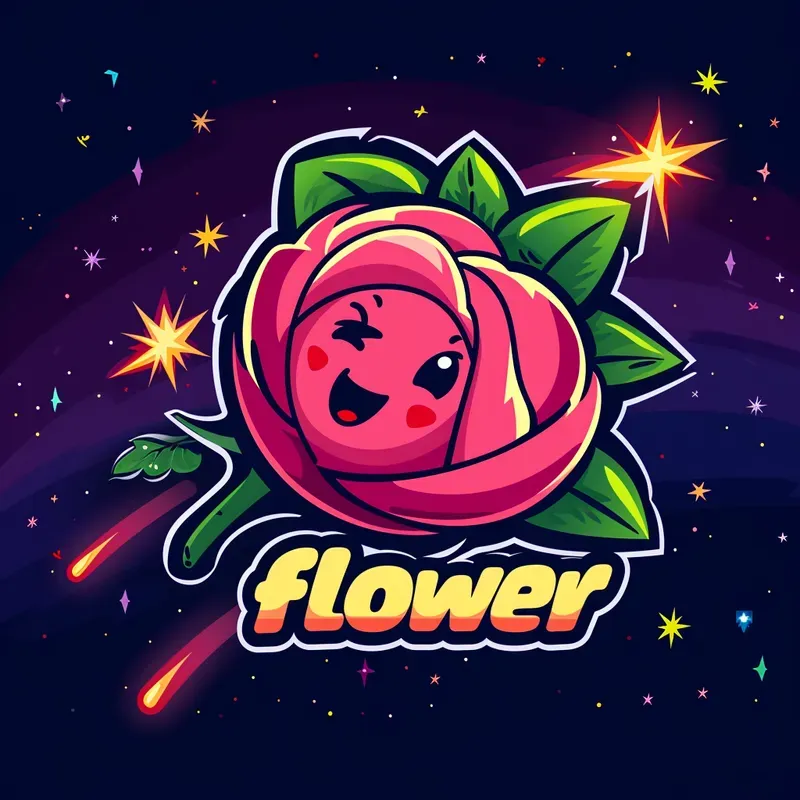 Cute Cartoon Character Logos With Text Midjourney Prompt | PromptBase