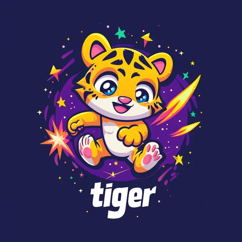 Cute Cartoon Character Logos With Text Midjourney Prompt | PromptBase