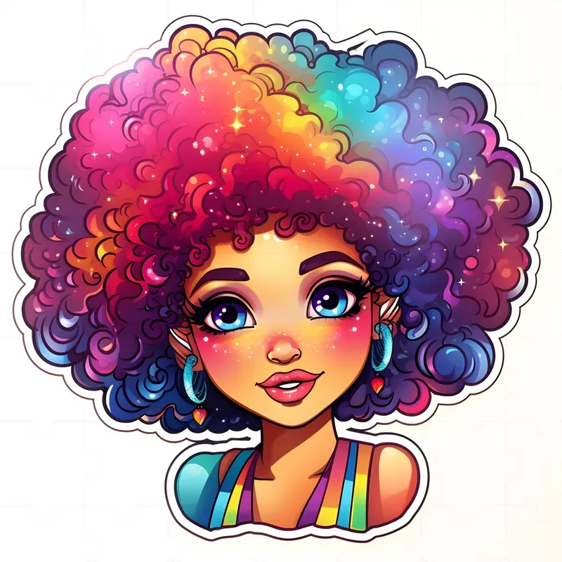 Girly Kawaii Character Stickers Midjourney Prompt | PromptBase