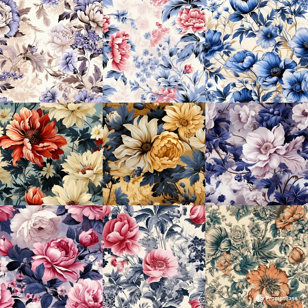 Classic Seamless Repeating Patterns Midjourney Prompt | PromptBase