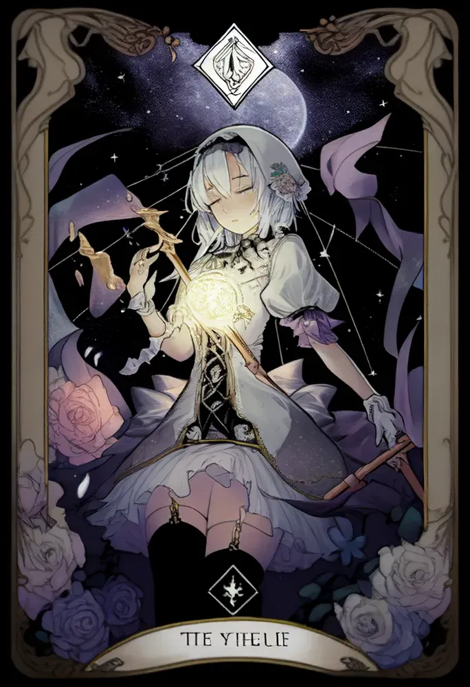 Anime Tarot Cards Designs Midjourney Prompt | PromptBase