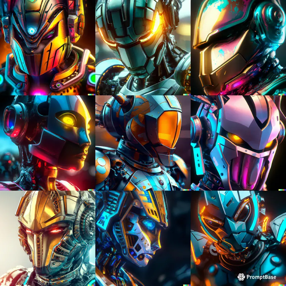 Cyberpunk Robots DALL·E Prompt | PromptBase