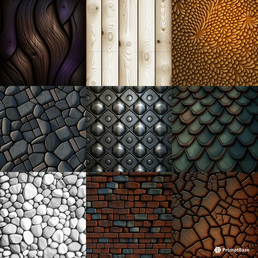 Textures For 3D Software Midjourney Prompt | PromptBase