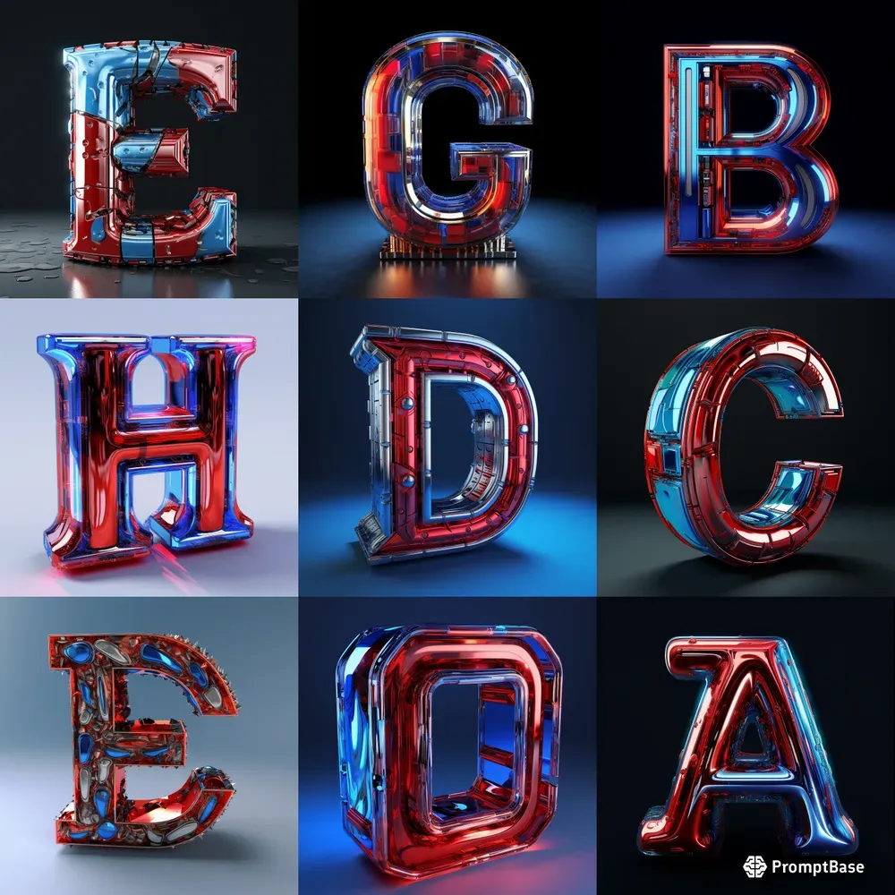 Beautiful Stylized Letters Midjourney Prompt | PromptBase