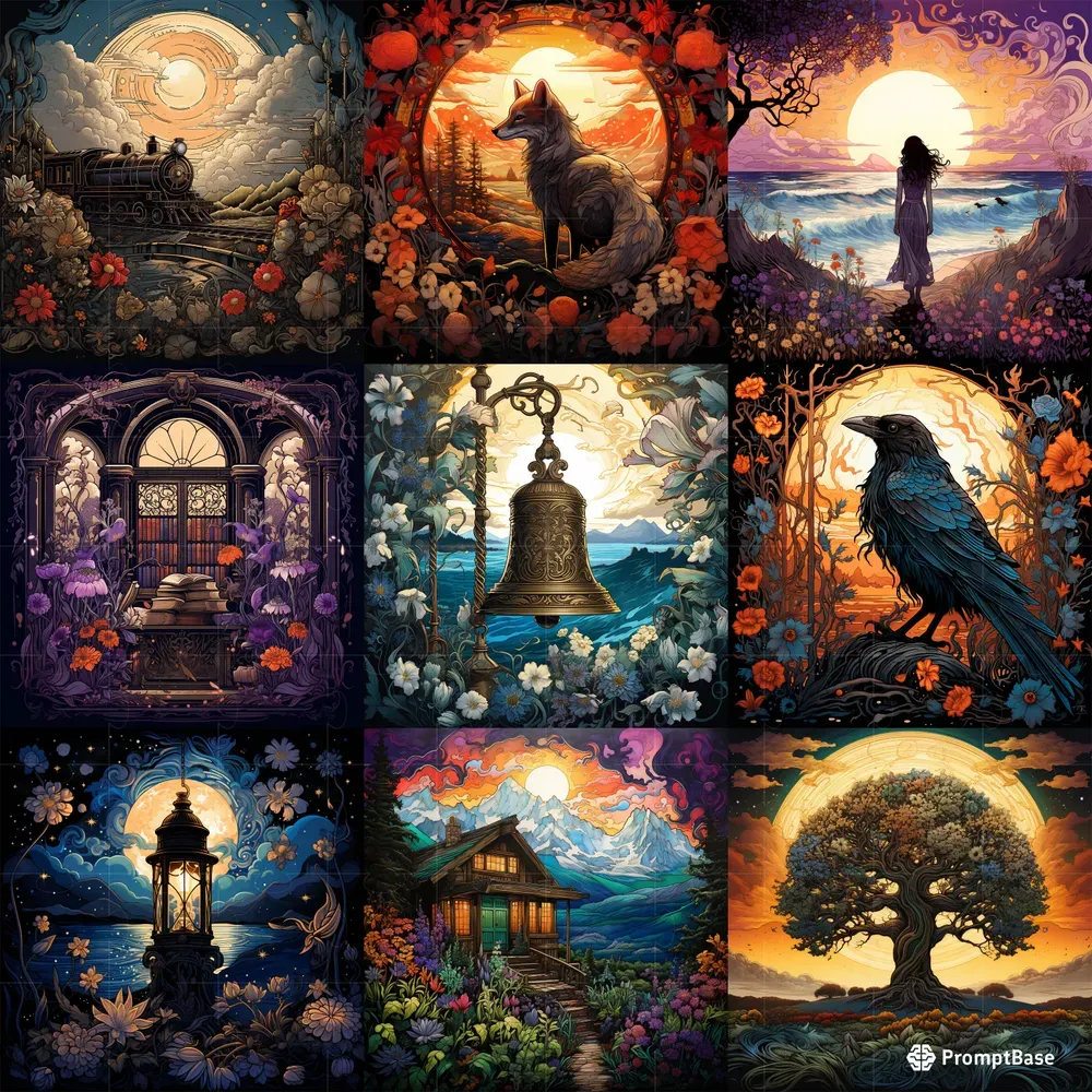 Richely Detailed Fine Line Art Midjourney Prompt | PromptBase