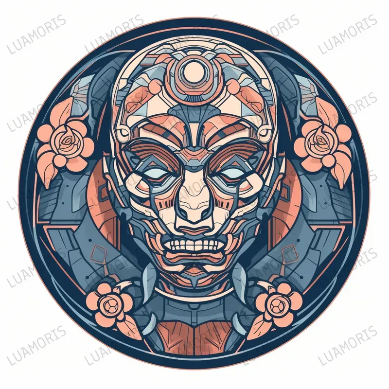 Round Futuristic Avatars Midjourney Prompt | PromptBase