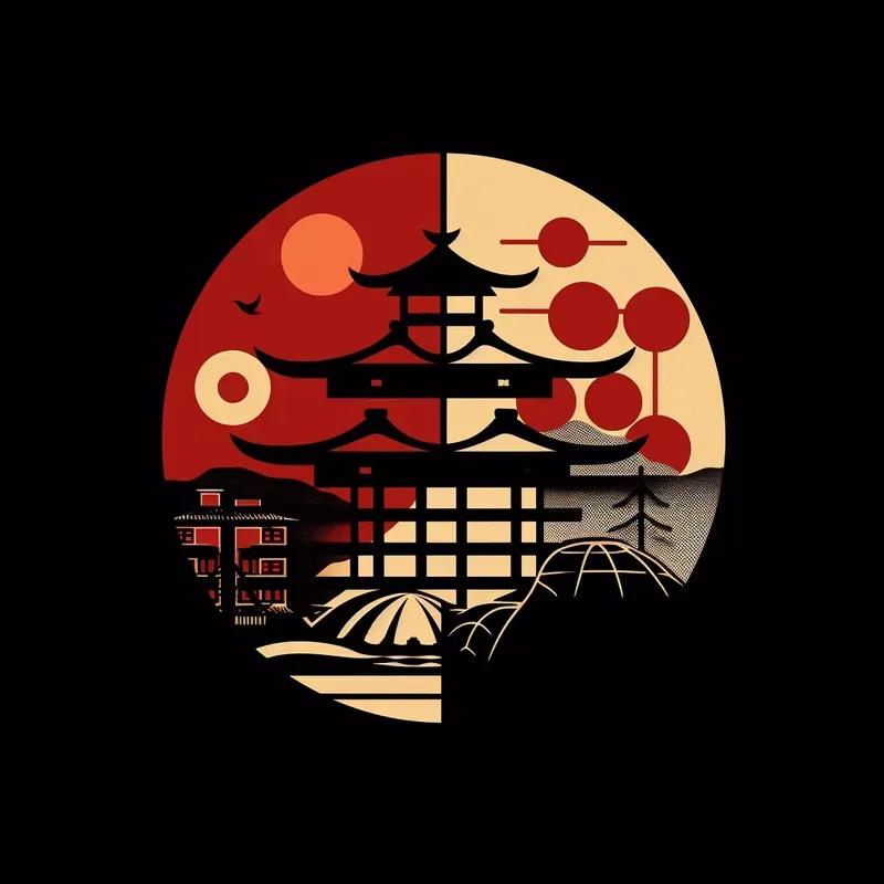 Japanese Spirits In Logos Midjourney Prompt | PromptBase